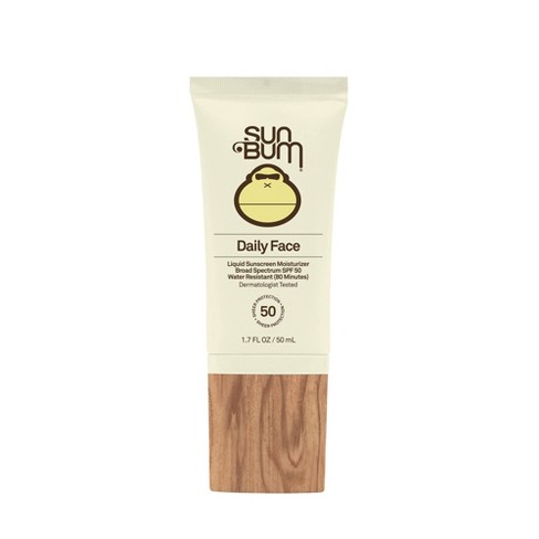 Sun Bum Daily Face Liquid Lotion Sunscreen - Spf 50 - 1.7 Fl Oz : Target