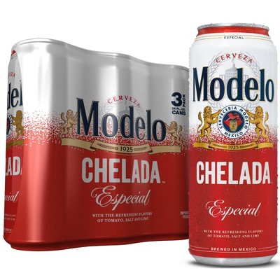 Modelo Chelada Especial Beer - 3pk/24 Fl Oz Cans : Target