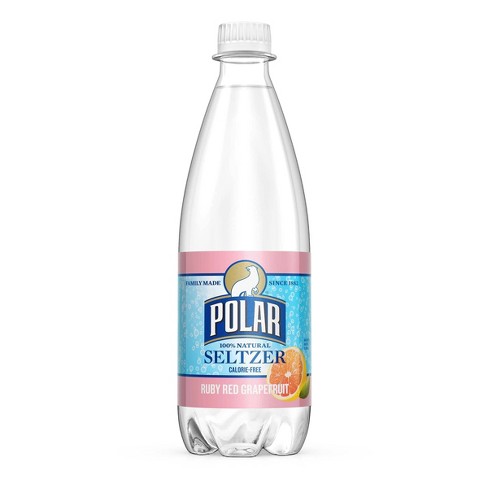 Polar Ruby Red Grapefruit Seltzer - 20 Fl Oz Bottles : Target