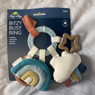 Itzy Ritzy Bitzy Busy Ring Teething Activity Toy - Cloud : Target