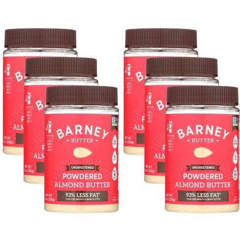 Barney Butter Unsweetened Powdered Almond Butter - Case Of 6/8 Oz : Target
