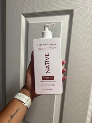 Native Body Lotion Pump - Coconut & Vanilla - 16.5 Fl Oz : Target
