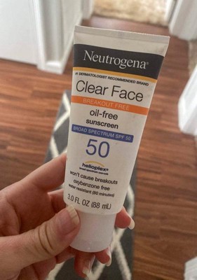 Neutrogena Clear Face Sunscreen Lotion, Spf 50, 3oz : Target