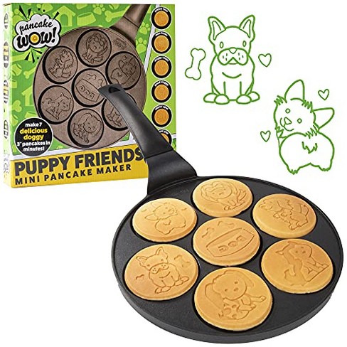 Cucina Pro Puppy Friends Mini Pancake Pan - Make 7 Unique Flapjacks ...