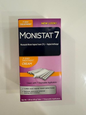 Monistat 7-Dose Yeast Infection Treatment 7 Disposable Applicators & 1 ...