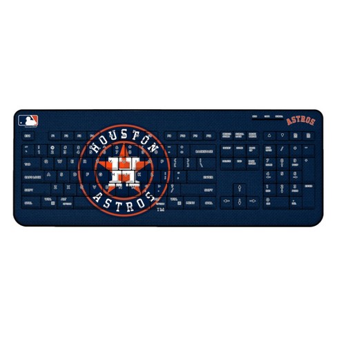 Keyscaper Houston Astros Solid Wireless Usb Keyboard : Target