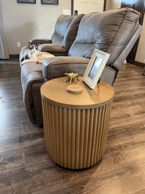 Dowel Fully Assembled Accent Table Natural - Threshold™ Designed With ...