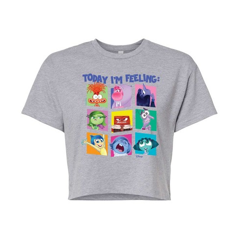 Women's - Disney - Inside Out 2 Cropped Graphic T-shirt : Target