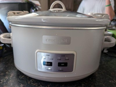 Crock-pot Designer Series 7qt Slow Cooker With Bonus Little Dipper Mushroom: 4 Settings ...
