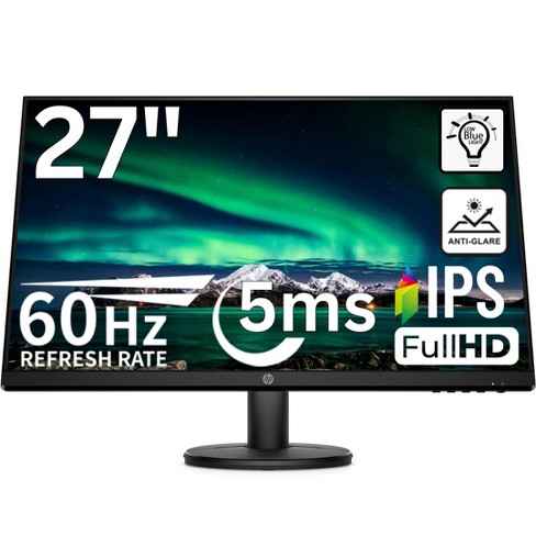 Hp V27i Fhd Monitor 27-inch Full Hd Computer Desktop Pc Monitor Ips ...