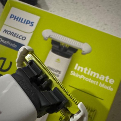 Philips Norelco Oneblade Intimate Electric Rechargeable Pubic Groomer ...