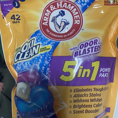 Arm & Hammer Plus Oxiclean With Odor Blasters - 42ct/29.6oz : Target