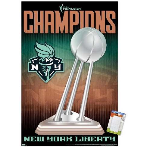 Trends International Wnba New York Liberty - 2024 Wnba Finals Team Logo ...