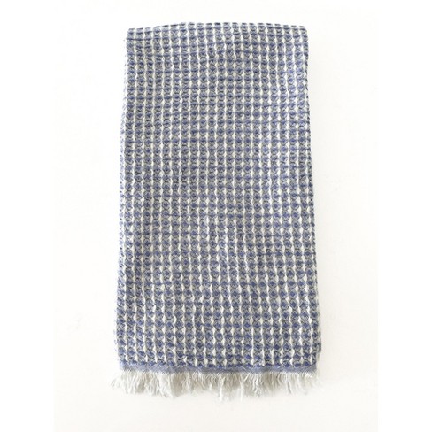 Country Club Blue 2 Tone Cotton Waffle Bath Towel - Anaya : Target