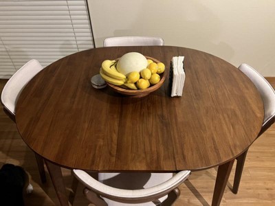 Astrid Mid-century Round Extendable Dining Table - Threshold™ : Target