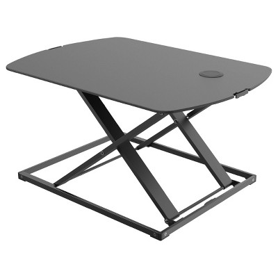Small Ergo Height Adjustable Standing Desk Converter Black - True ...