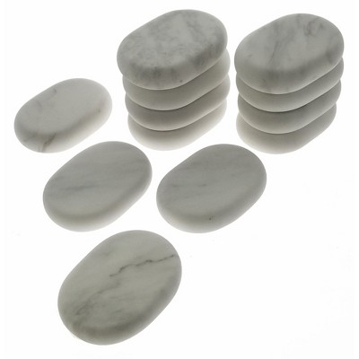 Master Massage Basalt Hot Stone Toe Set 8 Piece Pack (1.5 X 1 X0.3 ...