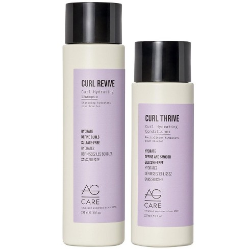 Ag Care Curl Revive Shampoo (10 Oz) & Curl Thrive Conditioner (8 Oz ...