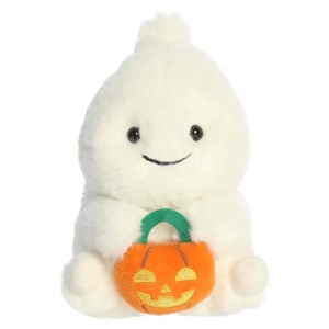Aurora Small Gerome Ghost Rolly Pet Spooky Stuffed Animal White 5.5 ...