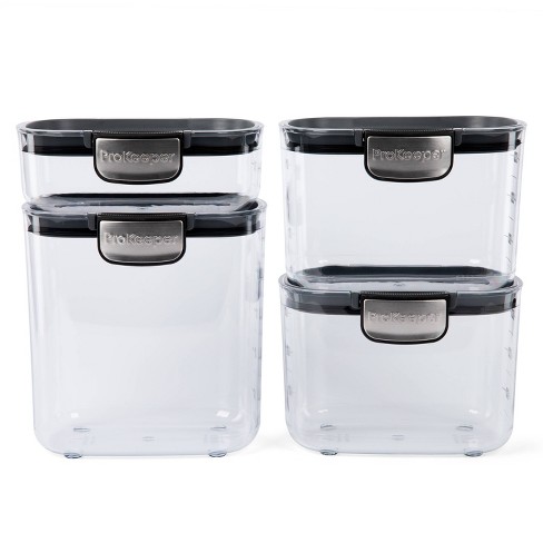 Prokeeper 4pc Airtight Pantry Set: Progressive Storage Containers ...