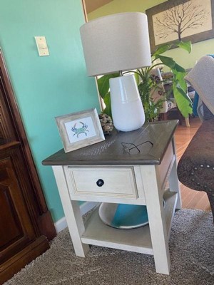 Shavon Table Lamp Beige/white - Signature Design By Ashley : Target