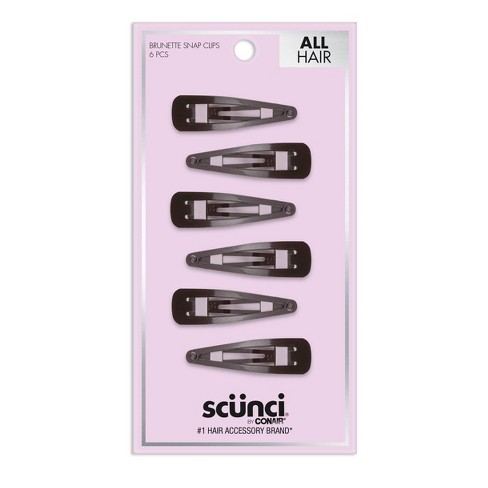 Scunci Contour Hair Clips 6pk Target