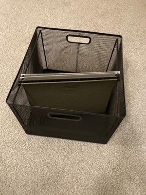 10" X 14" X 13.25" Mesh Crate File Box - Brightroom™ : Target