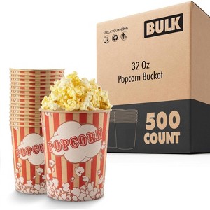 Stock Your Home 32-Oz Kraft Popcorn Buckets (500 Pack) : Target