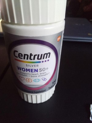 Centrum Silver Women 50+ Multivitamin/multimineral Supplement Tablets ...