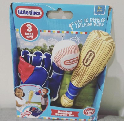 Little Tikes Junior Toy Baseball Starter Set - 3pc : Target