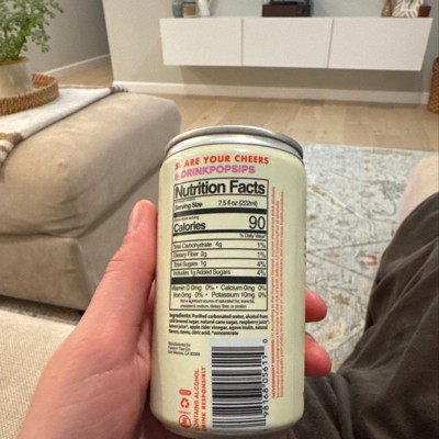 Pop Sips Raspberry Rose Hard Soda - 4pk/7.5 Fl Oz Cans : Target