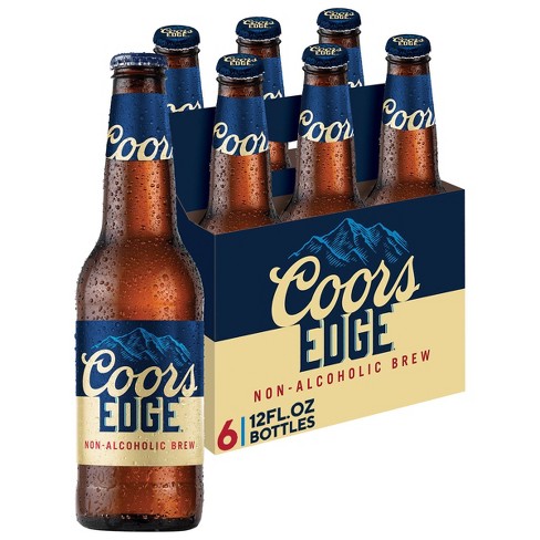 Coors Edge Non-alcoholic Brew - 6pk/12 Fl Oz Bottles : Target