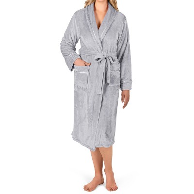 Pavilia Fleece Robe For Women, Plush Warm Bathrobe, Fluffy Soft Spa ...