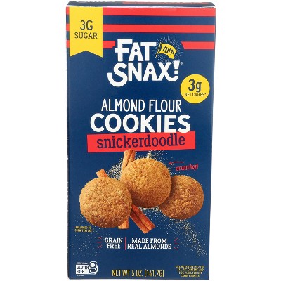 Fat Snax Cookies Mini Snickerdoodle - Pack Of 6 - 5 Oz : Target