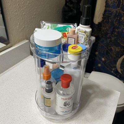 Spinning Turntable Makeup Organizer Clear - Brightroom™ : Target