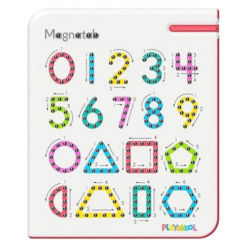 Playmonster Magnatab Numbers And Shapes | Learning And Sensory Drawing ...