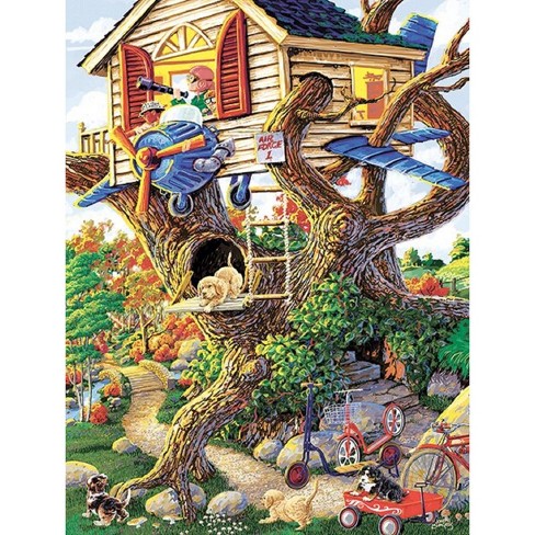 Sunsout Boys Treehouse 300 Pc Jigsaw Puzzle 38784 : Target