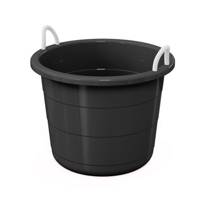 Life Story Large 17 Gallon Flexible Plastic Storage Bucket Container ...