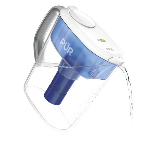 Pur Plus 11 Cup Water Pitcher Filtration System White/blue Ppt110wa ...