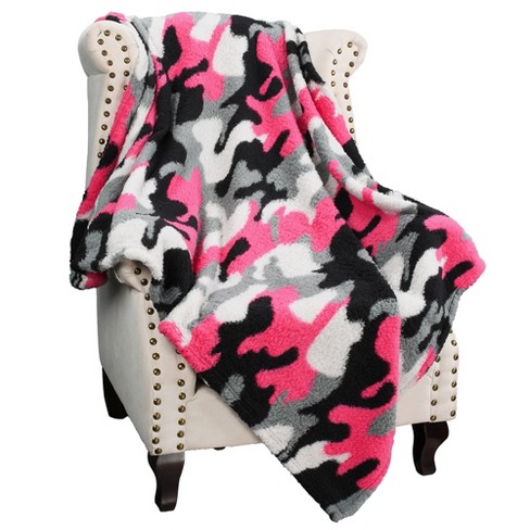 Catalonia 50"x60" Reversible Throw Blanket, Fuzzy Snuggle Blanket : Target