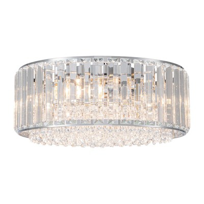 Llhzsy Modern 3-light Crystal Hallway Flush Mount Ceiling Light ...