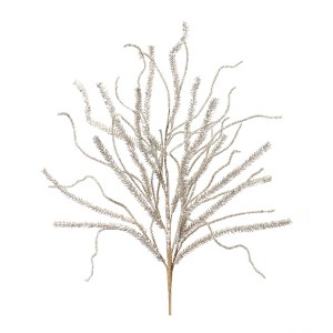 Glittered Pine Tinsel Branch Set – 30"H Christmas Decorative Stems ...