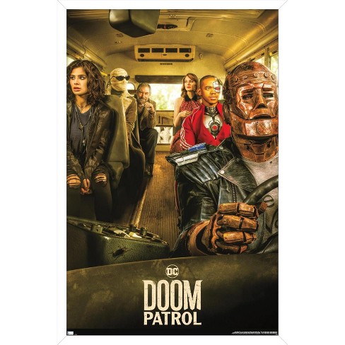 Trends International Dc Comics Tv Doom Patrol - Bus One Sheet Framed ...