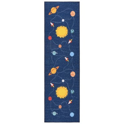 Kids Playhouse 200 Kph253 Power Loomed Runners - Navy/gold - 2'2"x6 ...