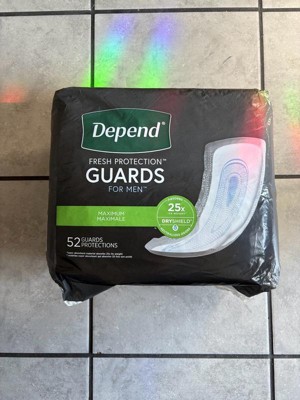 Depend Guards/incontinence Bladder Control Pads For Men - Maximum ...