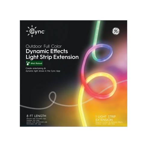 Ge Cync Dynamic Effect 8ft Decorative Outdoor Light String : Target