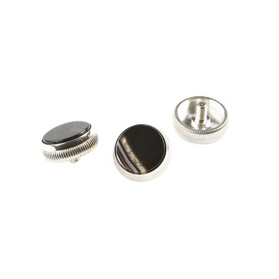 Bach Black and White Sardonyx Trumpet Finger Buttons 3-Pack : Target