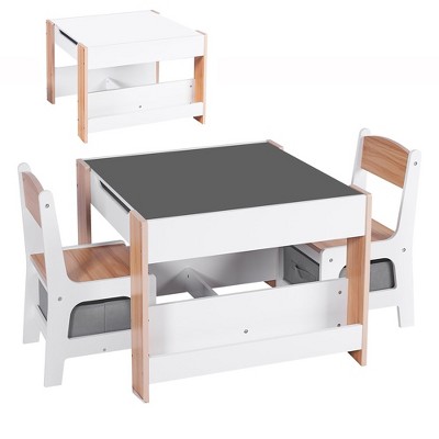 Flash Furniture 45" Round Natural Plastic Height Adjustable Activity ...