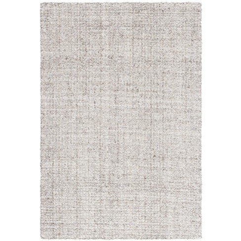 Abstract Abt497 Handmade Tufted Area Rug - Light Brown/grey - 4'-0" X 6 ...