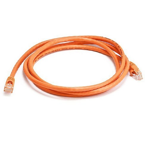 Monoprice Cat6 Ethernet Patch Cable - 5 Feet - Orange | Network ...